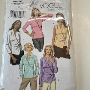 New Look 6807 Misses' 2 Hour Knit Tops Size 8, 10, 12, 14, 16, 18 Uncut ...