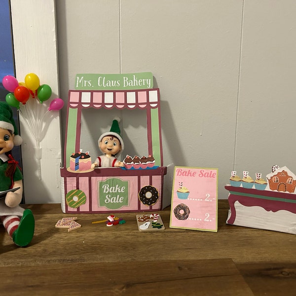 Elf Printable Fortune Teller Booth, Digital Download. Birthday Elf Kits ...