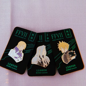 Final Fantasy VII Remake / FF7R Hard Enamel Pin - Etsy