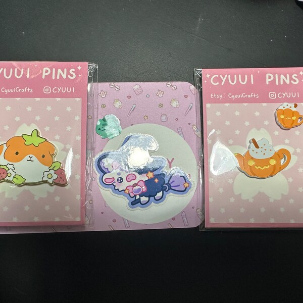 Hamster Sprout Pets Hard Enamel Pins - Etsy