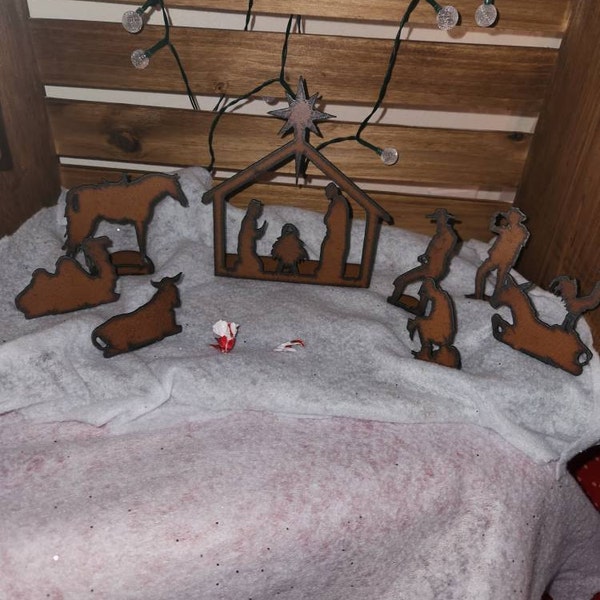 Western Nativity Scene - Etsy