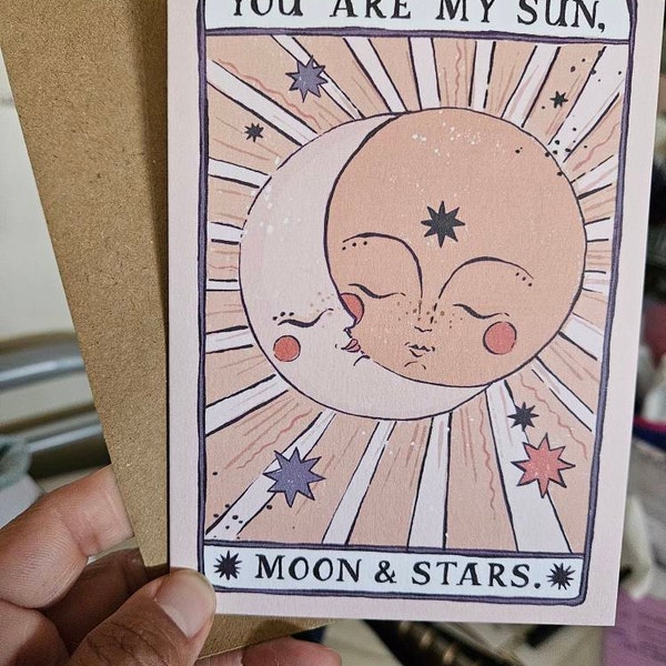 New Baby Card With Gender Neutral Design Unisex New Baby Card Bamboo ...