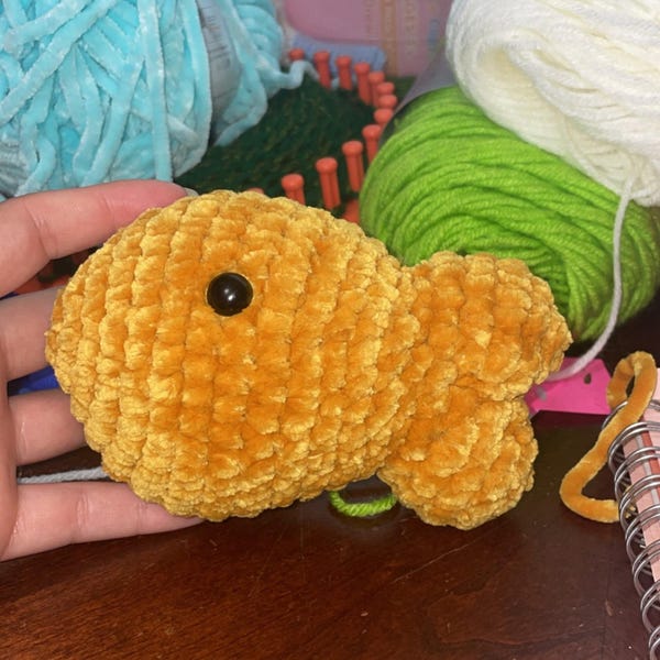 No Sew Goldfish Crochet Pattern, Goldfish Amigurumi Pattern, Goldfish ...