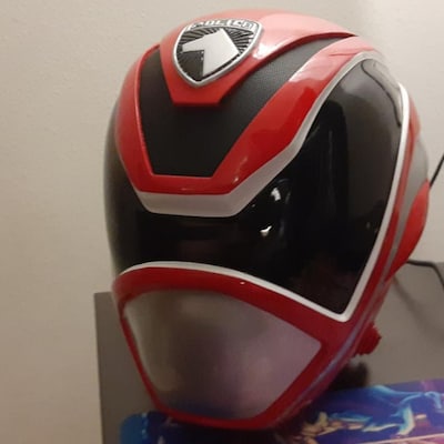 Spd Red Ranger Helmet - Etsy