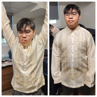 Authentic Barong Tagalog designs May Vary, Please Check Sizes on Photos ...