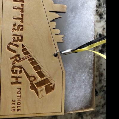 Pittsburgh bus In Pothole Ornament - Etsy