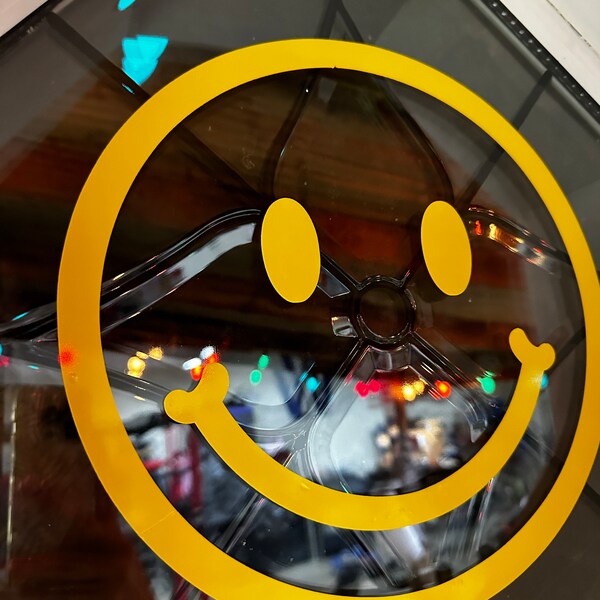 Smiley Face Decal, Car Decal, Tumbler Decal, Smiley Face Sticker, Happy ...