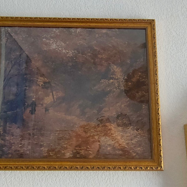 Dark Forest Rabbit Print Vintage Moody Cottagecore Botanical Wildlife ...