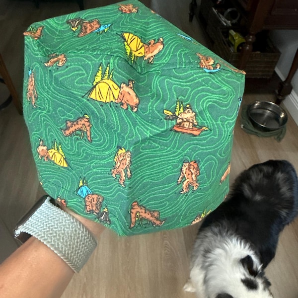 Avocado Yoga Surgical Scrub Cap With Ties - Etsy