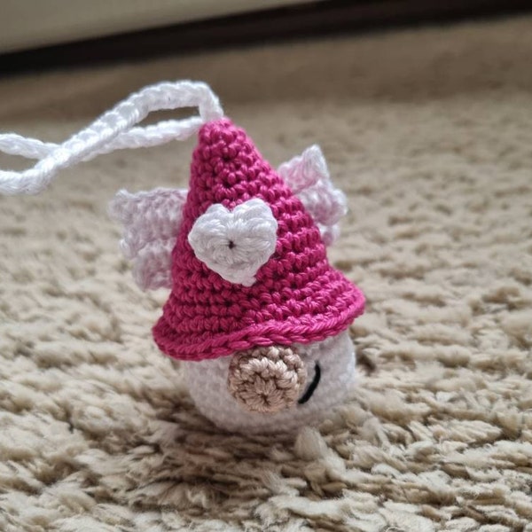 Crochet Patterns Easter Amigurumi Keychain Gnome With Crochet Flower ...