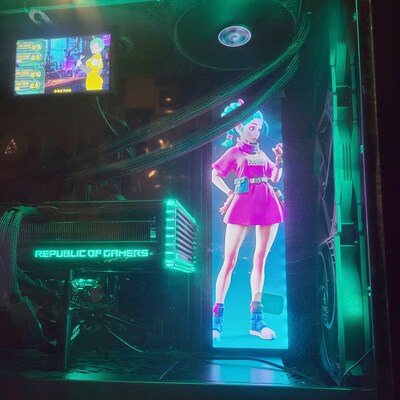 Custom Rgb Pc Case Light Decoration Board Panel Water Cooling Pc Decor ...