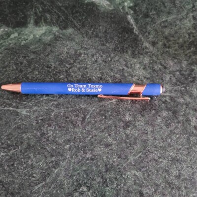 Custom Wedding Rose Gold Pens, Personalized Business Pens, Bulk Custom ...