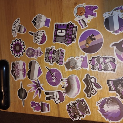 ASL, Sign Language Stickers, Vinyl Stickers, 10-50 Pcs Random Pack ...