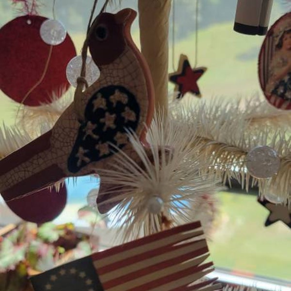 Smith Redware Handcrafted Ornament Folk Art, Ohio, Made in USA, Crackle ...