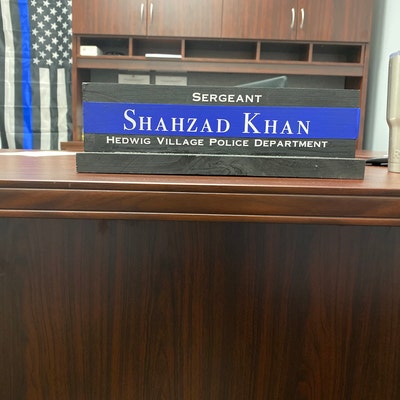 Police Name Plate - Etsy