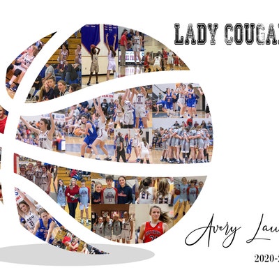 PRINTABLE Custom Basketball Photo Collage Coach Gift - Etsy