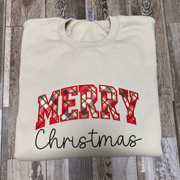 Merry Applique Embroidery Machine Sign Merry Christmas Design Satin ...
