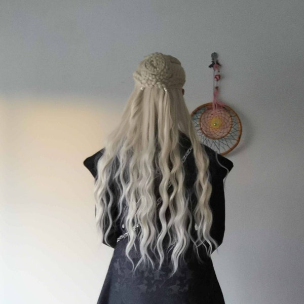 Light Elf Lace Front Wig Including Hair Accessories, Elven Wig, Cosplay ...