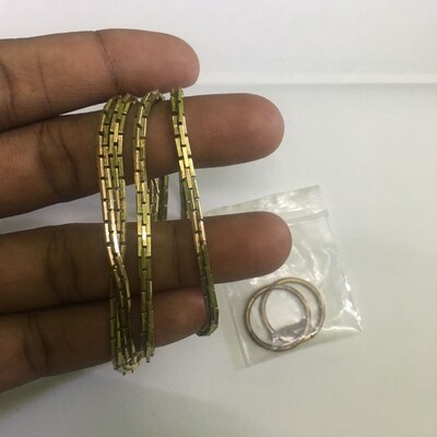 4 Ft Boston Link Chain Solid Brass Vintage - Etsy