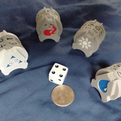MTG 3D Printed Spindown Life Counter guilds - Etsy