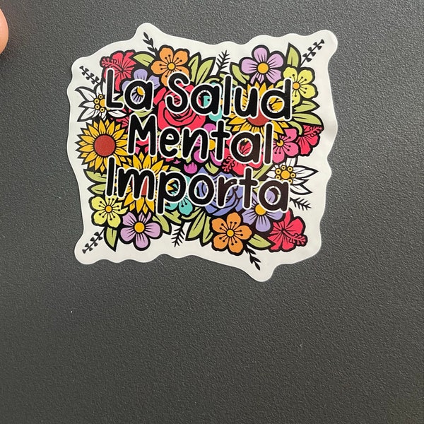La Salud Mental Sticker, La Salud Mental, Mental Health Matters, Salud ...