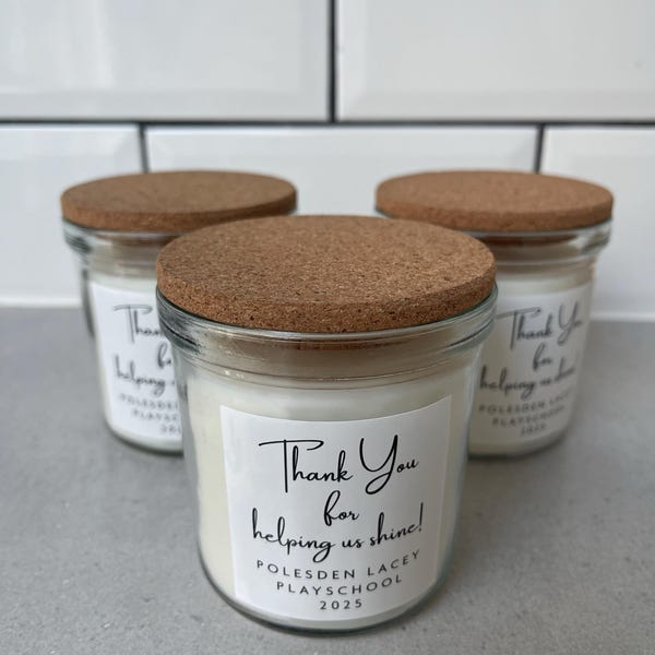 Personalised Candle Stickers for Jars, Custom Candle Label Stickers ...
