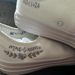 Custom Wedding Platform Converse High Tops - Etsy
