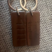 Engraved Oak Wood Hotel Room Keychains: Personalized Wooden Key Rings ...