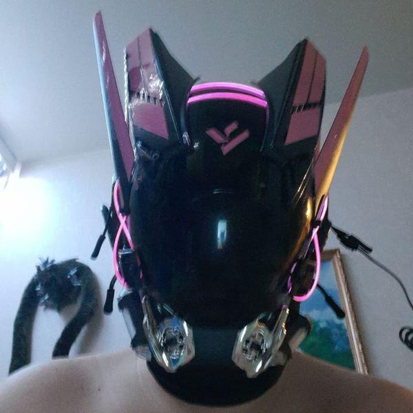 Bluetooth Cyberpunk Mask - Futuristic Mask -cyberpunk Helmet-tech Mask ...