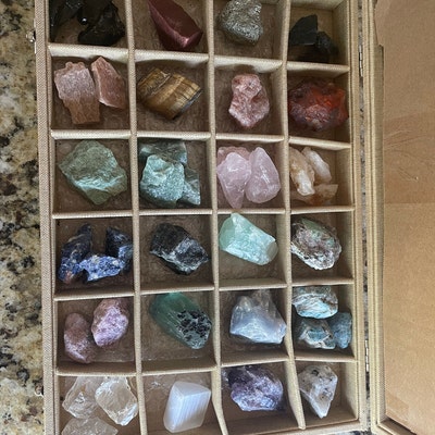 Raw Crystal Collectors Box Crystal Kit Crystal Gift Set Meditation ...