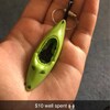 Whitewater Kayak Keychain - 5 Colors - Flexible Plastic PVC With ...