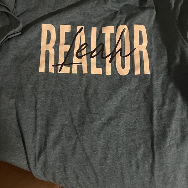Realtor Shirt, Real Estate Shirt Gift for Realtor, Personalized Realtor ...