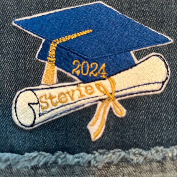 Embroidered Personalized Graduation Patch - Etsy