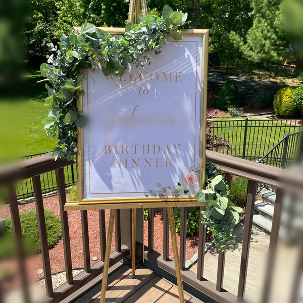 Happy Birthday Decorations Sign, Birthday Party Sign, Cheers to 80 ...