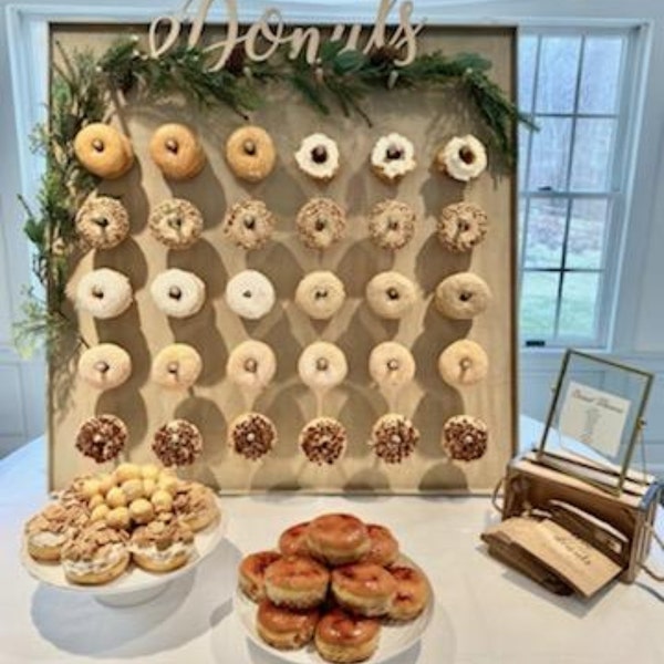 Donut Wall Sign for Wedding or Party Decor Dessert Table, Donut Sign ...