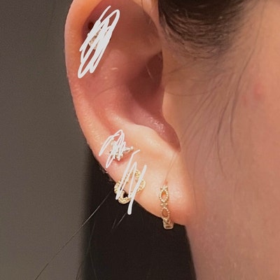 14K Solid Gold Tiny Red Apple Stud Screw Back Earrings, Cubic Zirconia ...