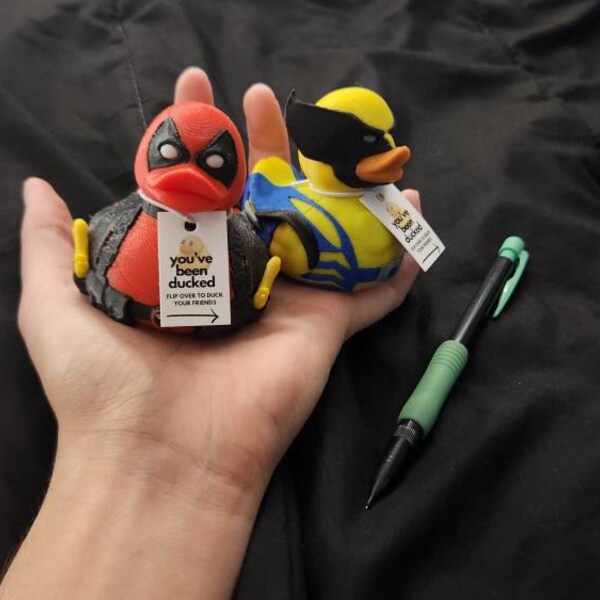 DEADPOOL and WOLVERINE Premium Ducks | Available in 4 Sizes | Deadpool ...