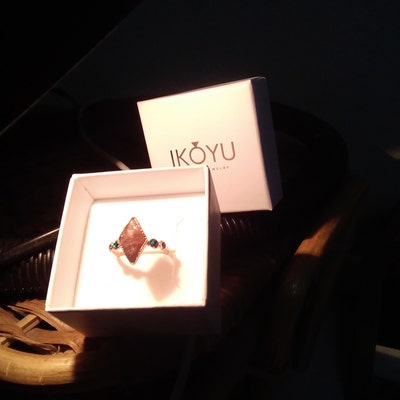 Angel Aura Quartz Handmade Ring Alternative Engagement Ring - Etsy