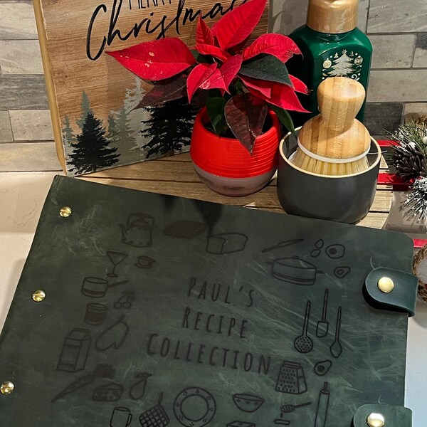 Custom Memory Book in Wooden With Floral Pattern, Wedding Guest Book ...