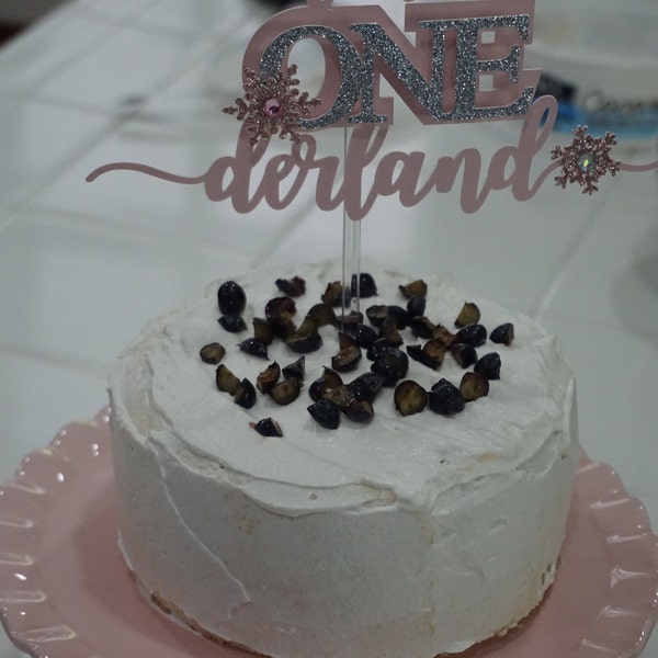 Winter Onederland Cake Topper/winter Wonderland Cake Topper/winter ...