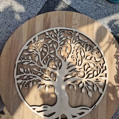Tree of Life Laser Cut-engraving Template Svg, Dxf,ai Files - Etsy