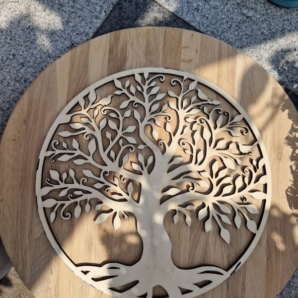 Tree of Life Laser Cut-engraving Template Svg, Dxf,ai Files - Etsy
