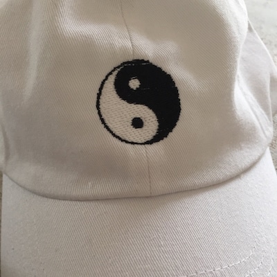 YIN YANG Baseball Hat, Embroidered Dad Cap Spiritual Zen Yoga Chinese ...