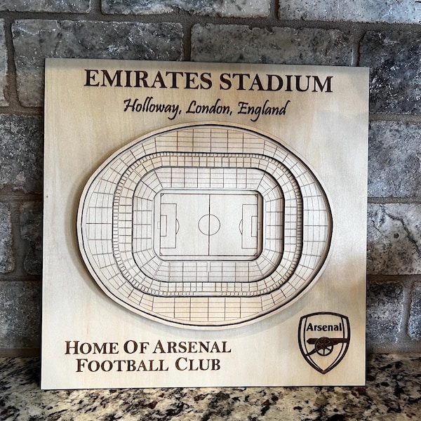 Custom 3D Layered Stadium Art: Laser Cut Wood - Etsy