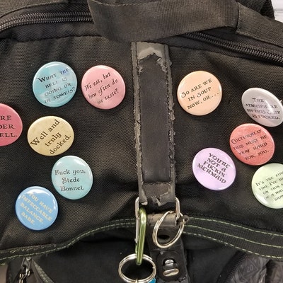 OFMD Flag Pronoun Badges 2.25 Pinback Button Personalized - Etsy