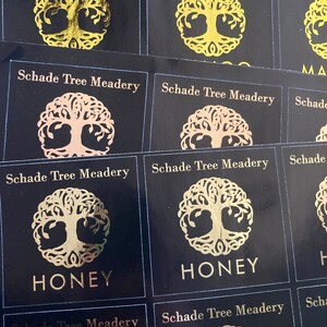 Custom See Through Labels Circular Transparent Labels Large - Etsy