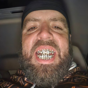 Sterling Silver Grillz 925 Custom Silver Teeth Real Open Face Silver ...