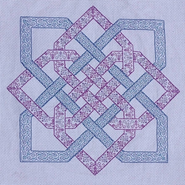 Blackwork Celtic Knot Pattern - Etsy