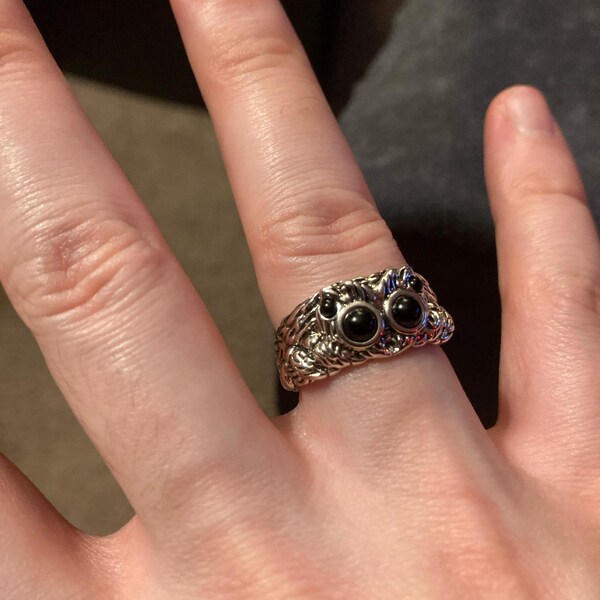 Van Gogh Starry Night Sky Ring | Adjustable Romantic Couple Ring ...