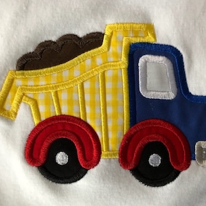 Complete Vehicle Set Applique Machine Embroidery Design Boy Dump, Tow ...